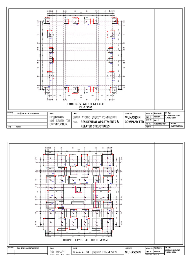 Two Bedroom Apartments - Structural | PDF | Basement | Architectural Elements