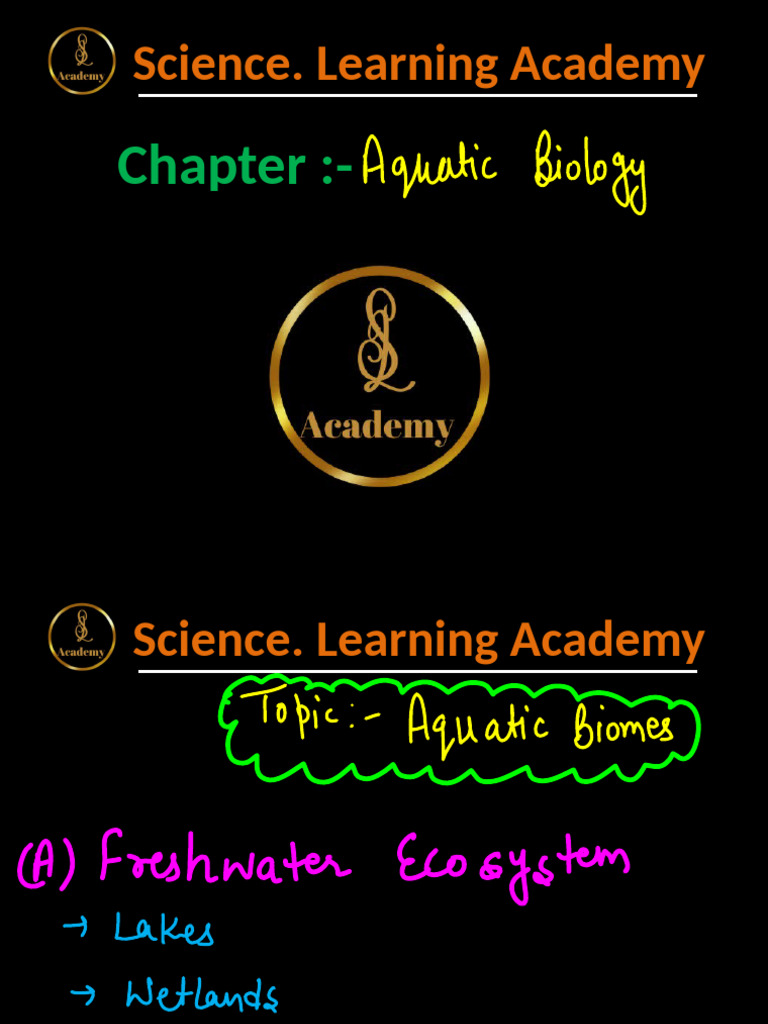 Freshwater Biomes | PDF