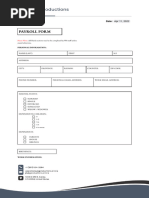 Imprest Requisition Form Template | PDF
