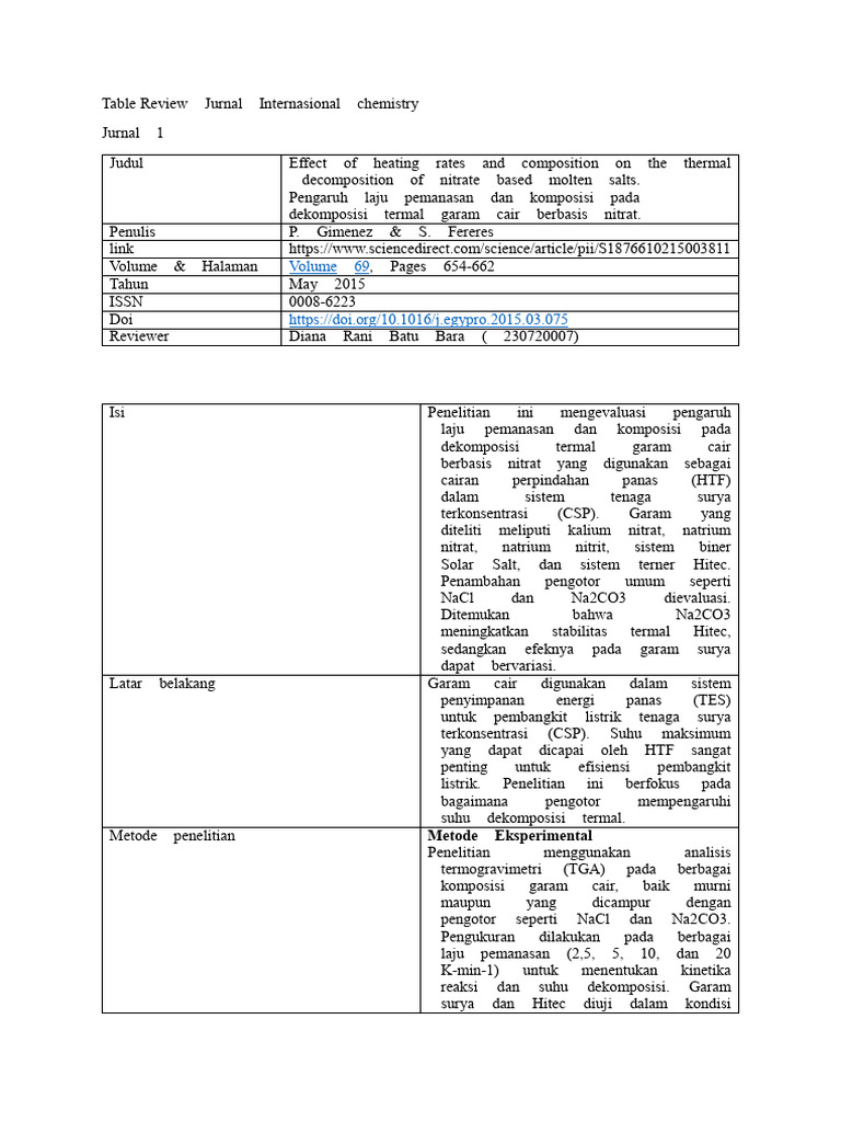 Table Reveiw Tugas Bahasa Inggris-1 | PDF