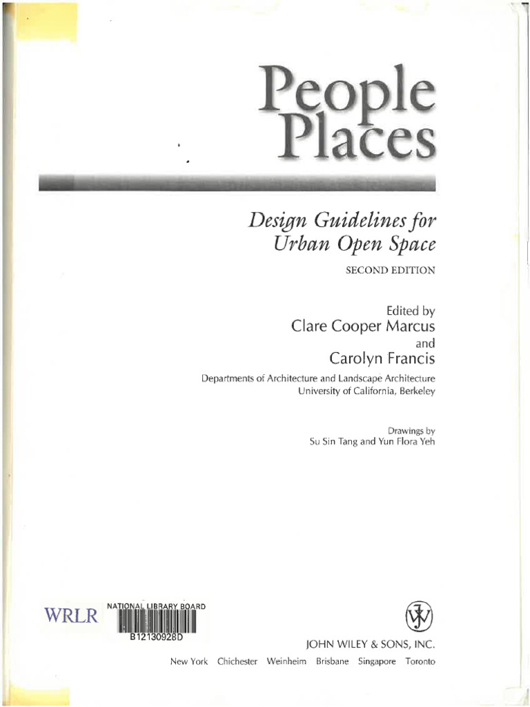 People Places Design Guidlines for Urban Open Space, 2nd Edition (Clare ...