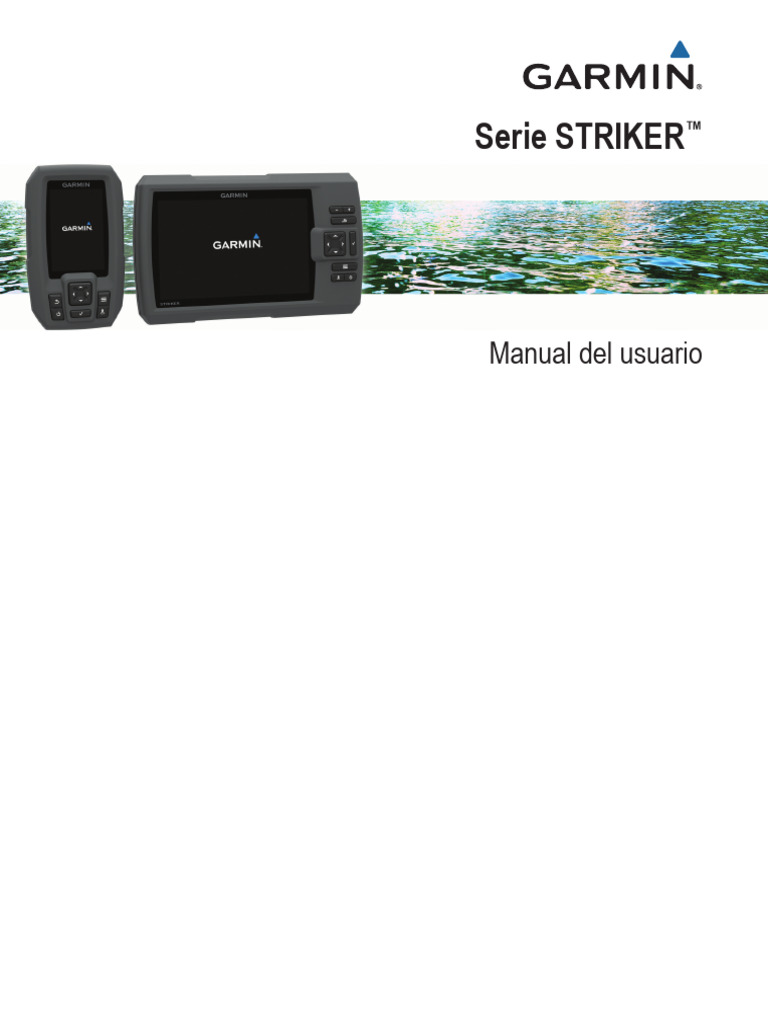 Manual de usuario STRIKER™ Garmin | PDF | Sensor | Sistema de ...