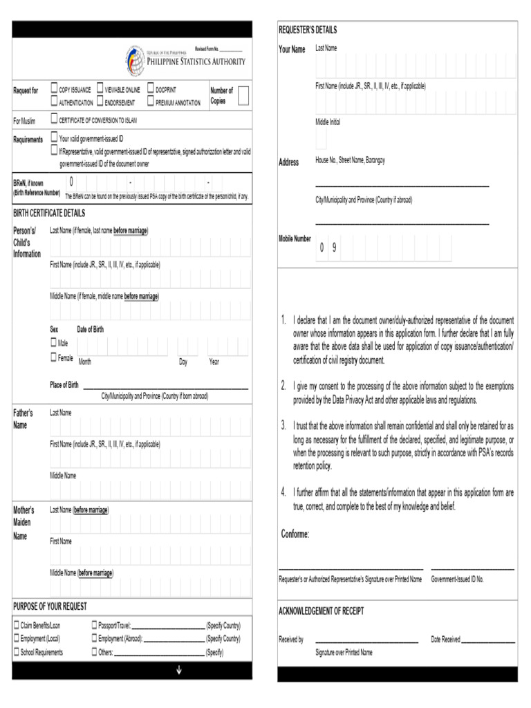 Birth Editable | PDF | Birth Certificate | Government And Personhood