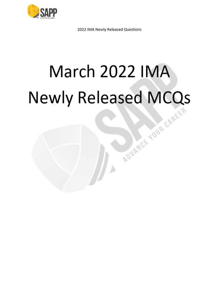 40+ câu hỏi TRẮC NGHIỆM CMA kèm hướng dẫn giải chi tiết SAPP 2022 | PDF | Encryption | Firewall ...