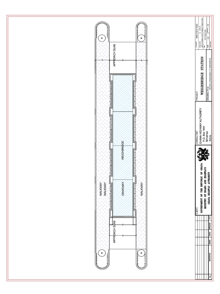 Weighbridge Layout Drawing | PDF