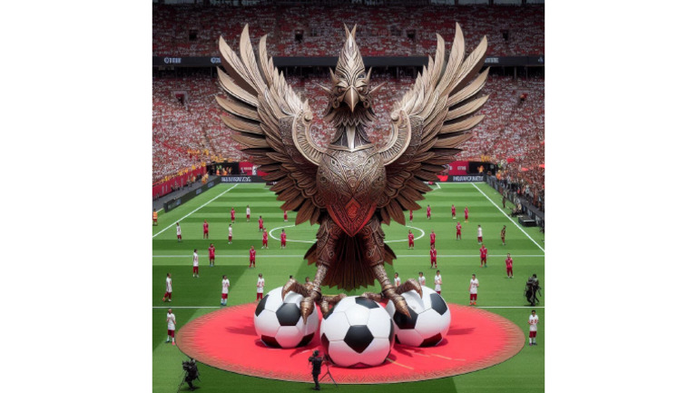 ROBOT BURUNG GARUDA DI TENGAH LAPANGAN BOLA MERAH PUTIH | PDF