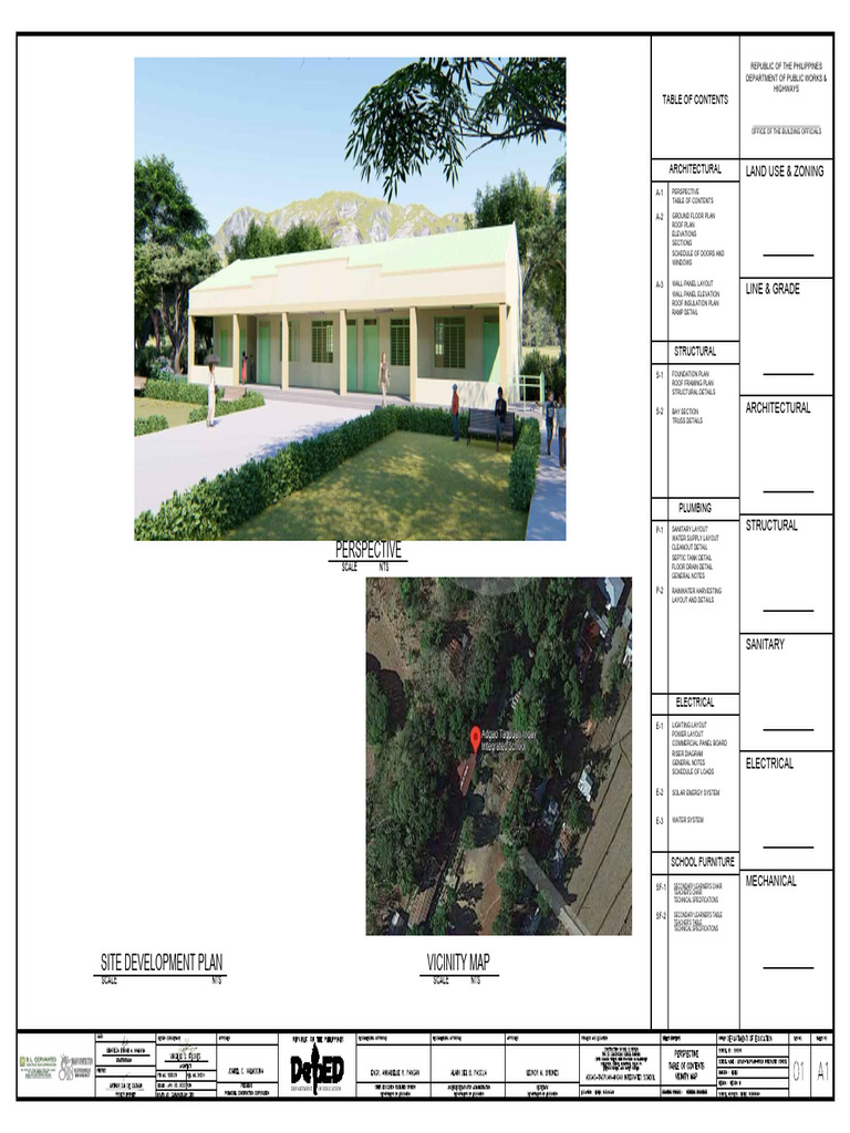 DepED 2 Classroom Building | PDF | Wall | Building Engineering