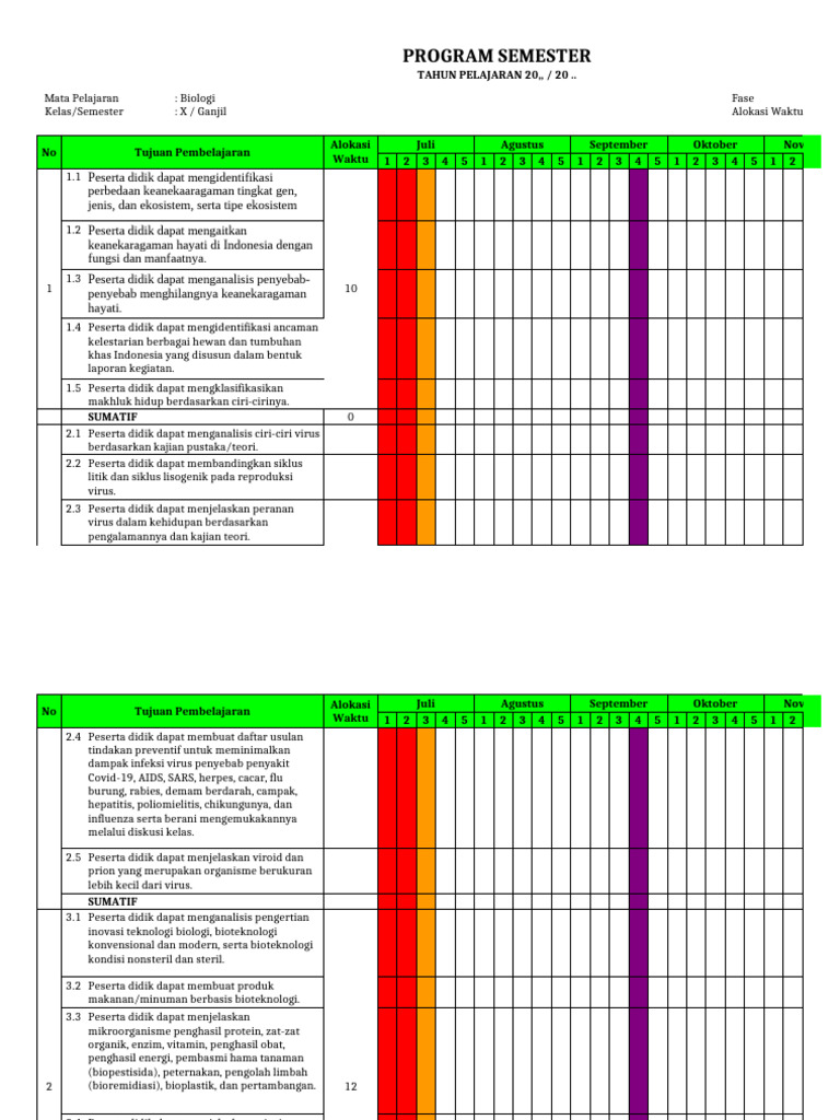 6 Prosem Genap | PDF