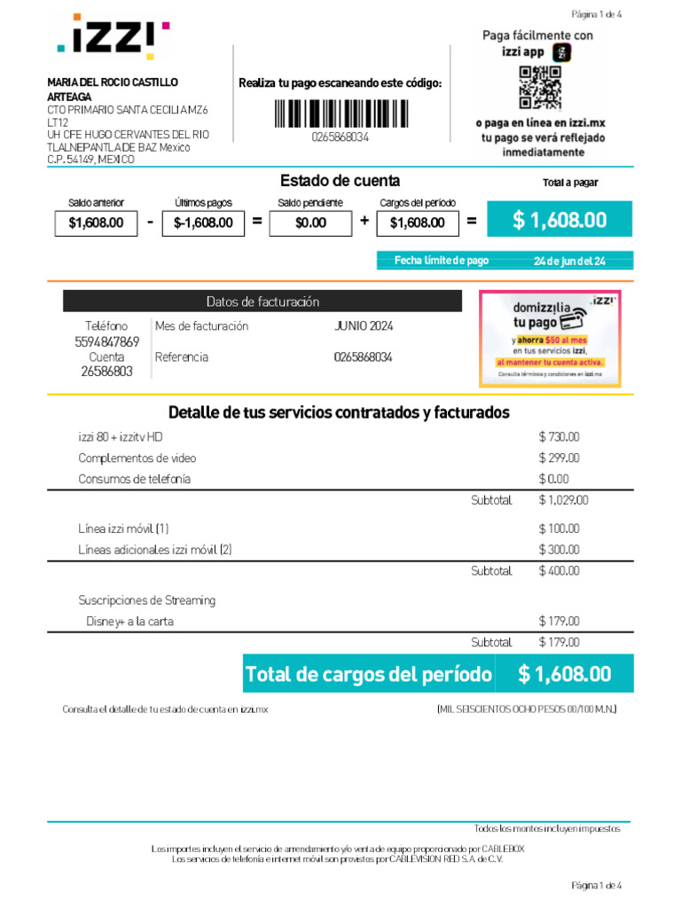 izzi junio 202r | PDF