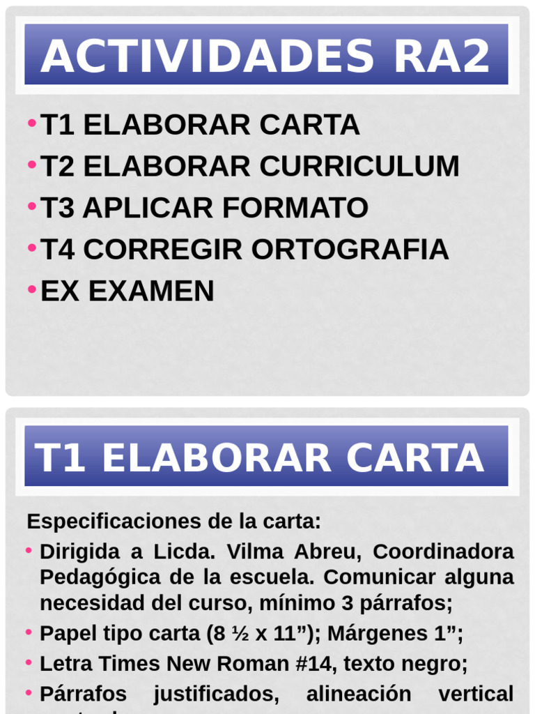 Ra2.1 Actividades | PDF