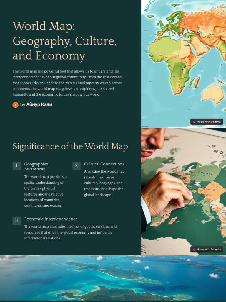 World Map: Geography, Culture, Economy | PDF | Geography | Continent