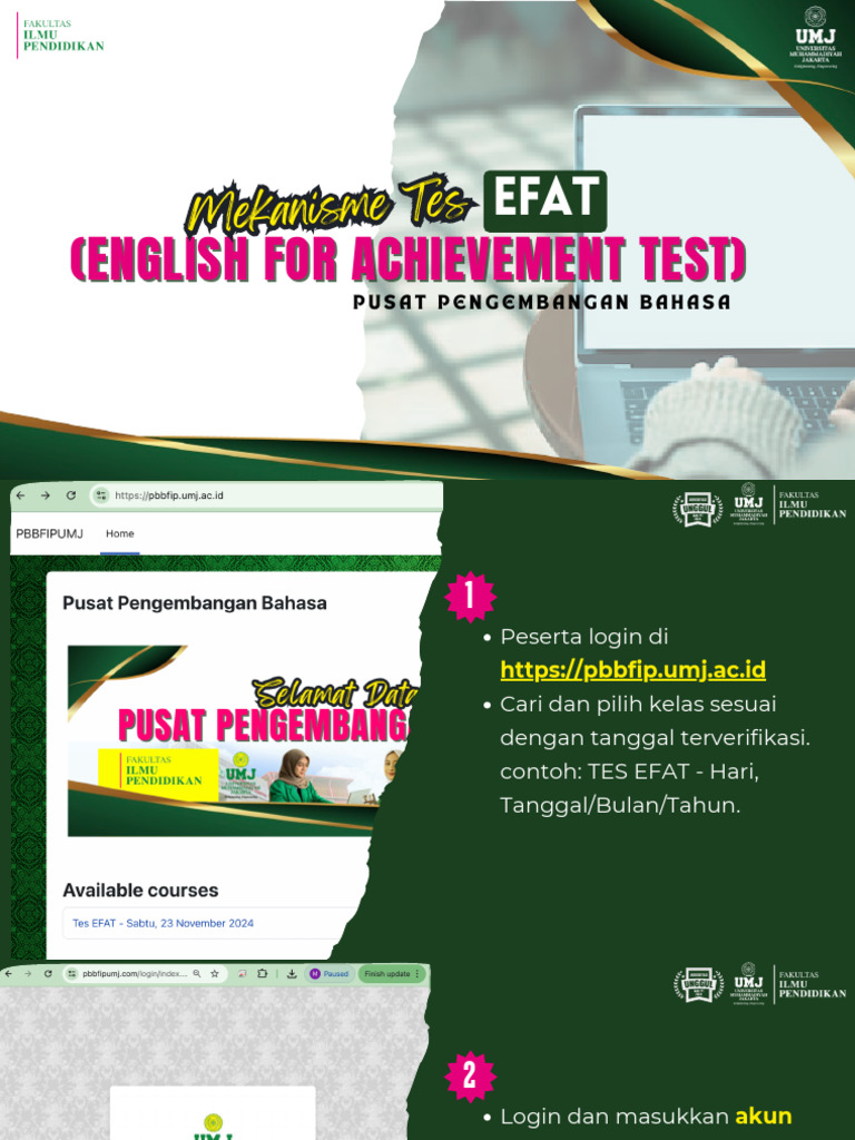 Panduan Tes EFAT dan EPT | PDF