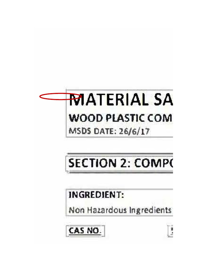 MSDS Komposit | PDF