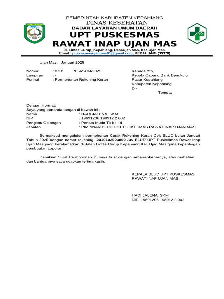 Permohonan Rek Koran | PDF