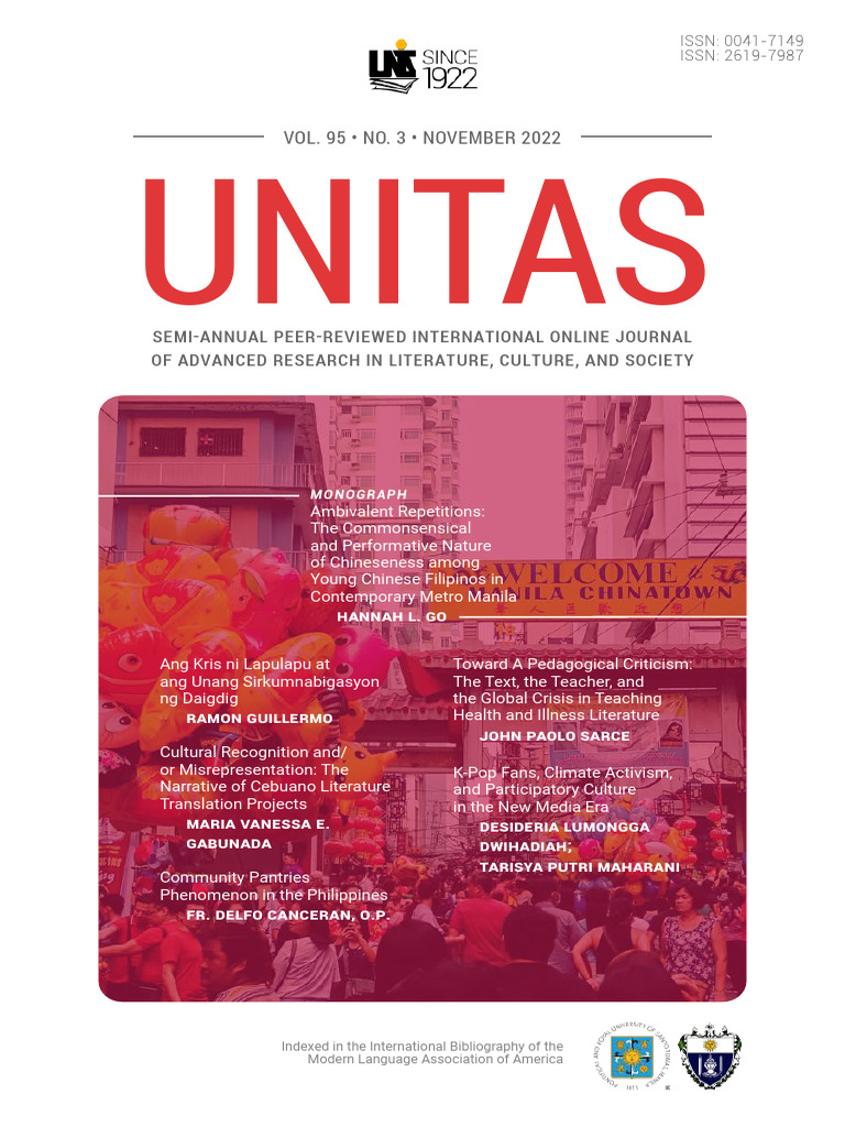 Unitas, Vol. 95, No. 3 (November 2022) | PDF | Plagiarism