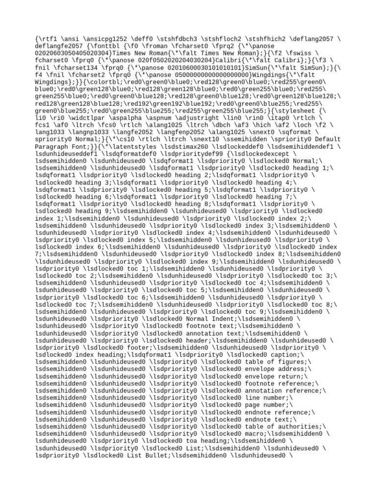 New RTF Format | PDF | Html | Note (Typography)