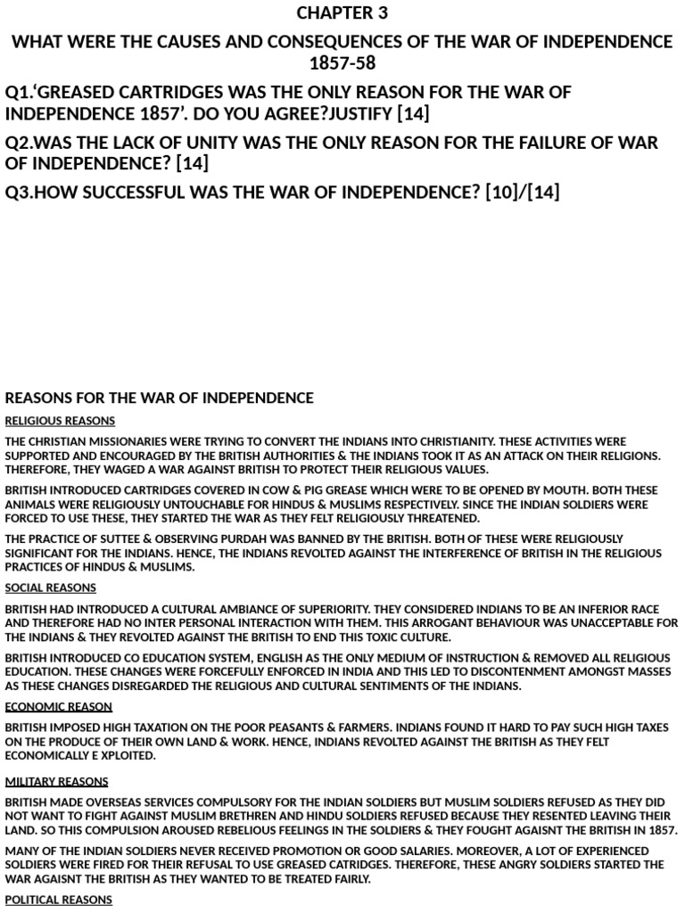 CHAPTER 3 | PDF | British Raj