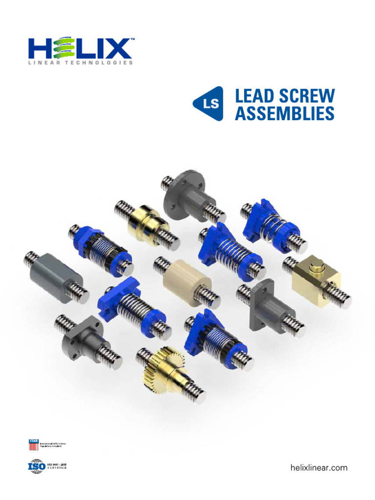 Helix Linear Lead Screws Overview | PDF | Screw | Stainless Steel