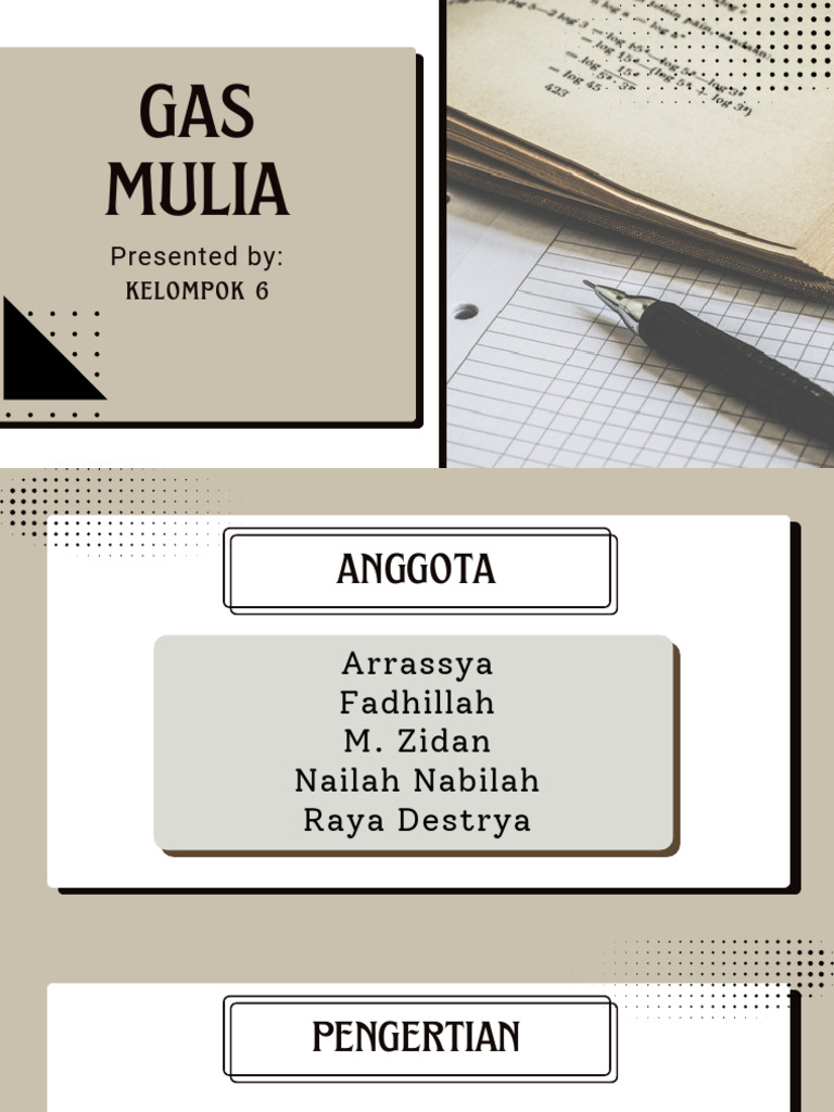 Kimia Gas mulia Arrassya 12 3 | PDF
