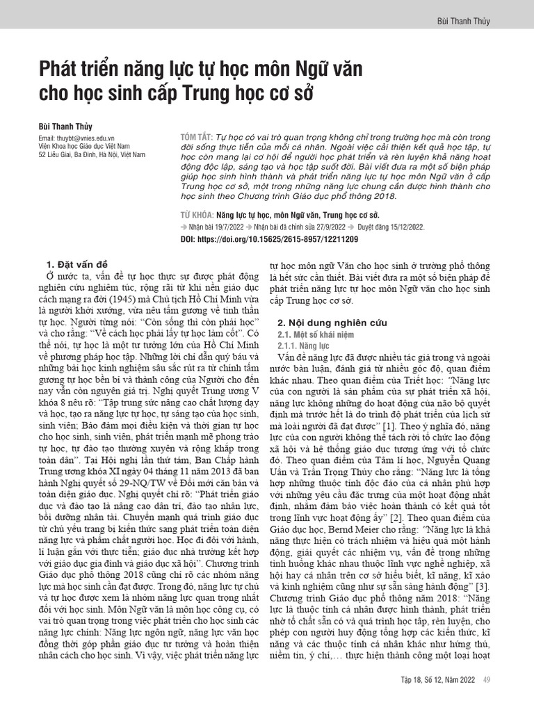 PTNL Tự học môn văn | PDF