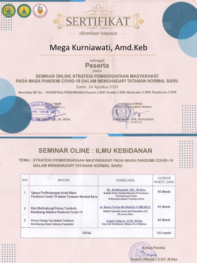Mega Kurniawati, Amd.Keb | PDF
