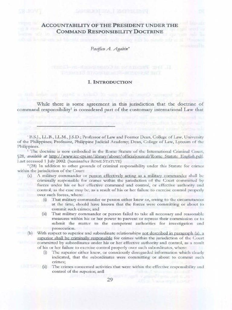 PLJ Volume 82 Number 4 03 Pacifico A. Agabin Accountability of The ...