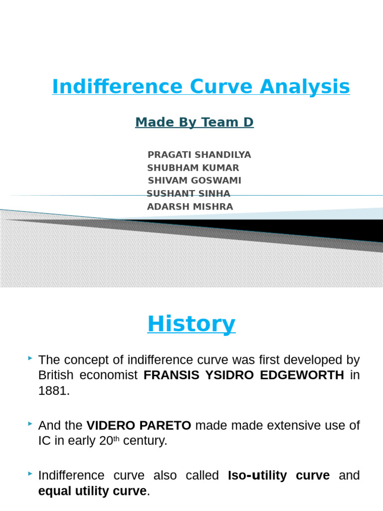 indifference curve final ppt | PDF | Utility | Consumers