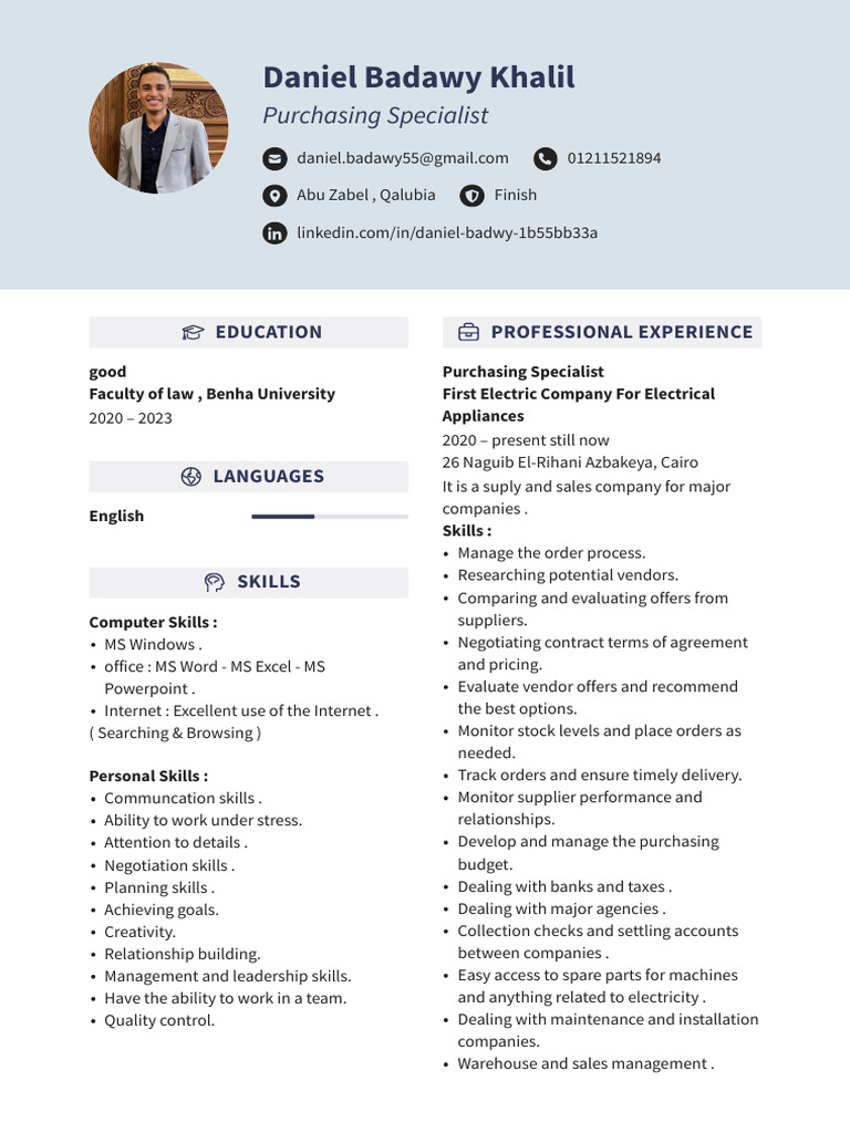 Daniel.Badawy.cv | PDF