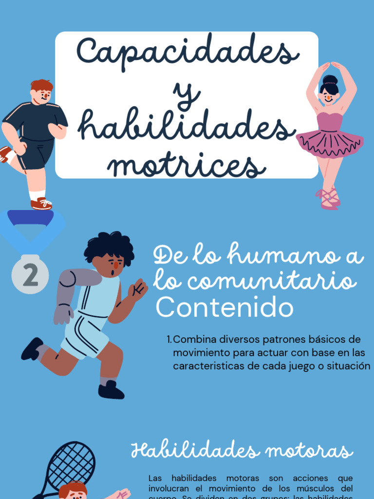 Capacidades y Habilidades Motrices | PDF