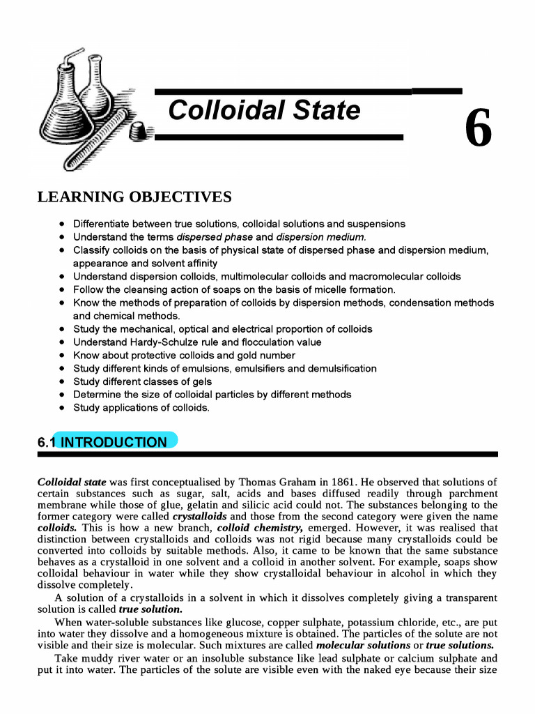 Colloids Chapter | PDF