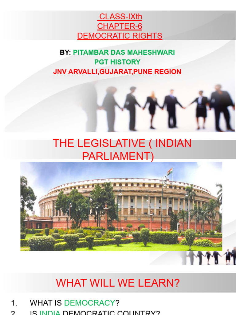 Ch-5 Democratic Rights 1 | PDF | Democracy | Political Ideologies