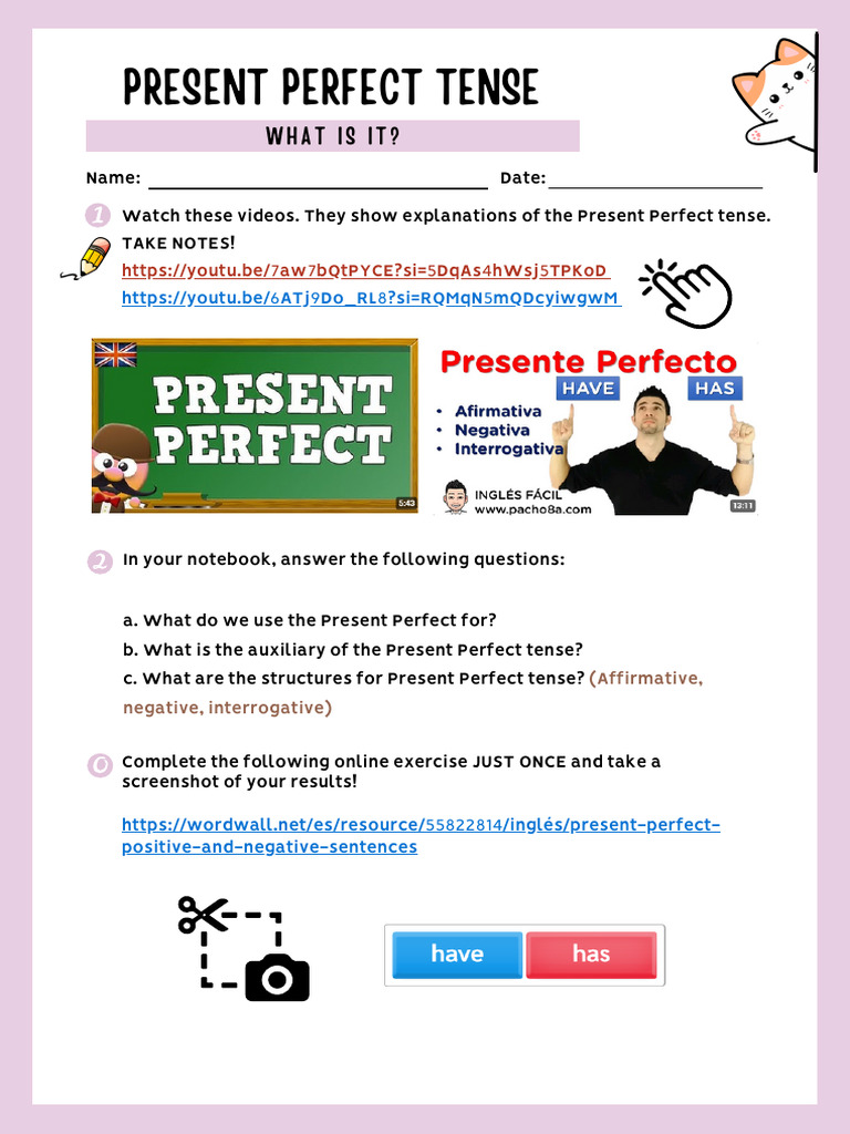 Present Perfect Intro | PDF