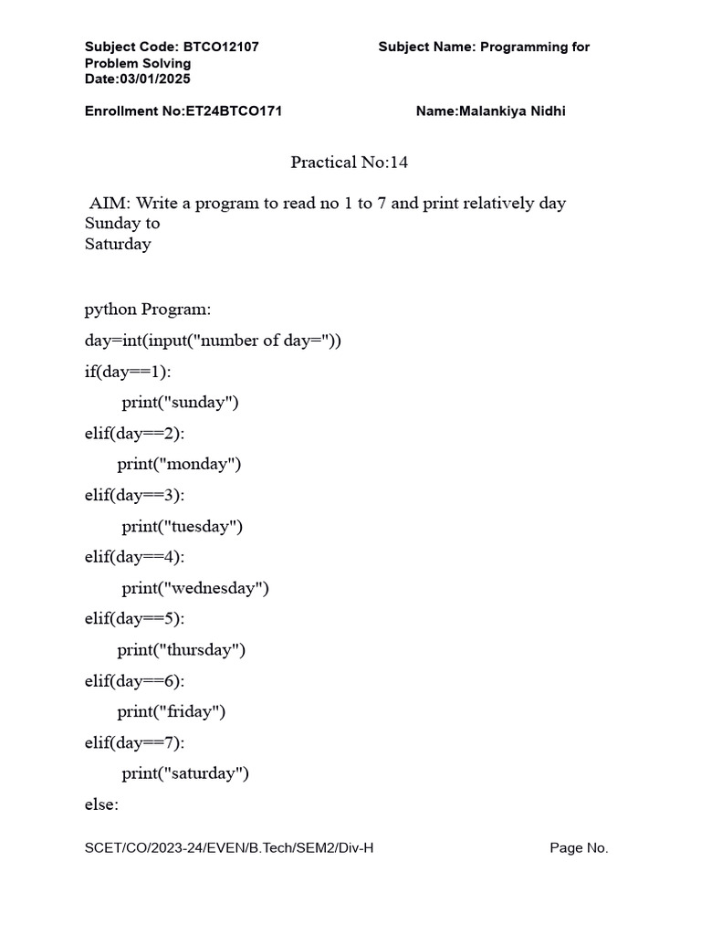 PPS - Practical File Format-40 | PDF