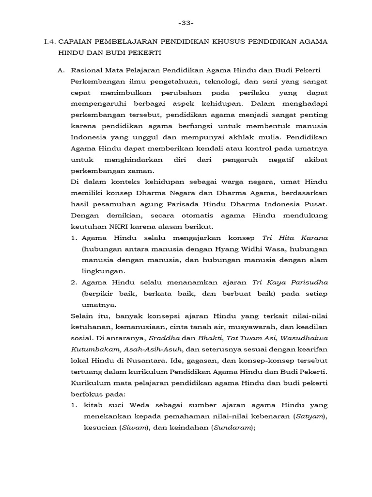 CP Diksus 033 2022 Pa Hindu - Budi Pekerti | PDF