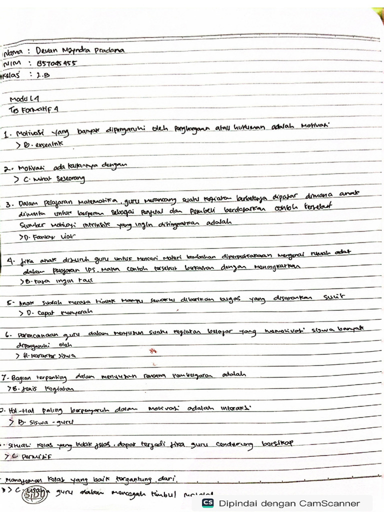 Pendidikan Anak Di SD Devan Tugas 2 | PDF