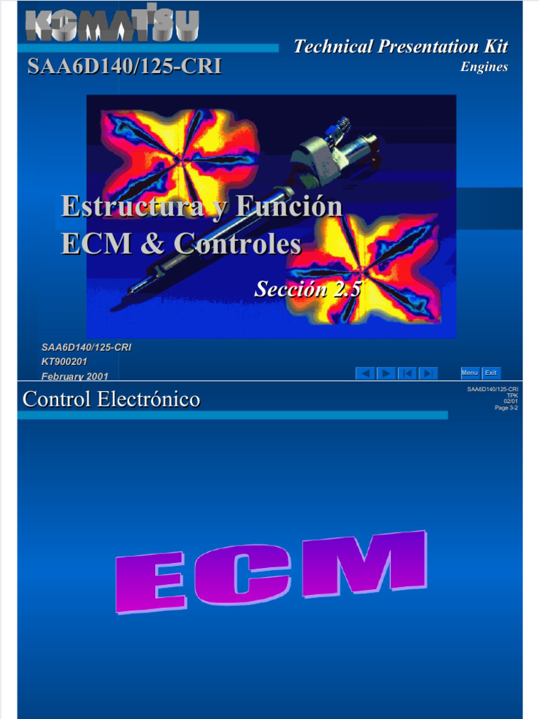 ECM &control Electronic Komatsu | PDF | Computing | Computer Data Storage