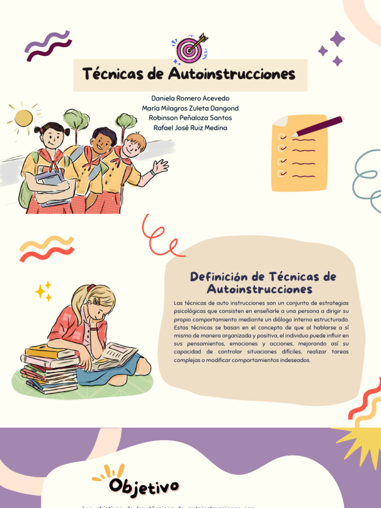 Técnicas de Autoinstrucciones Efectivas | PDF | Las emociones ...