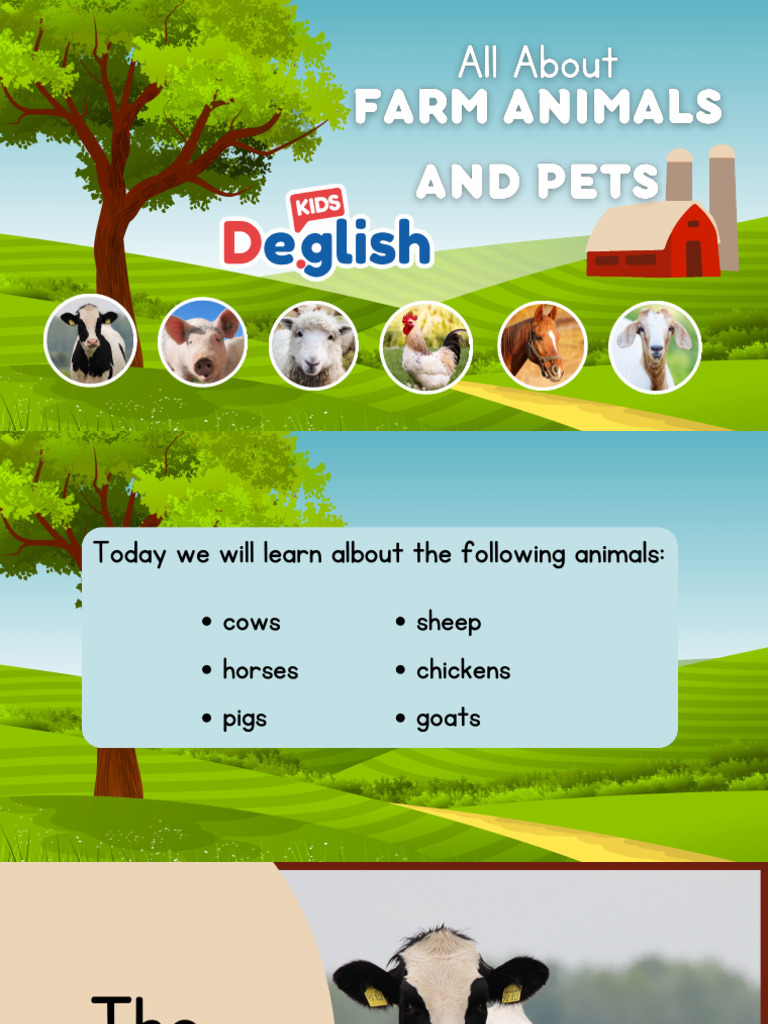 Learn About Farm and Pet Animals | PDF