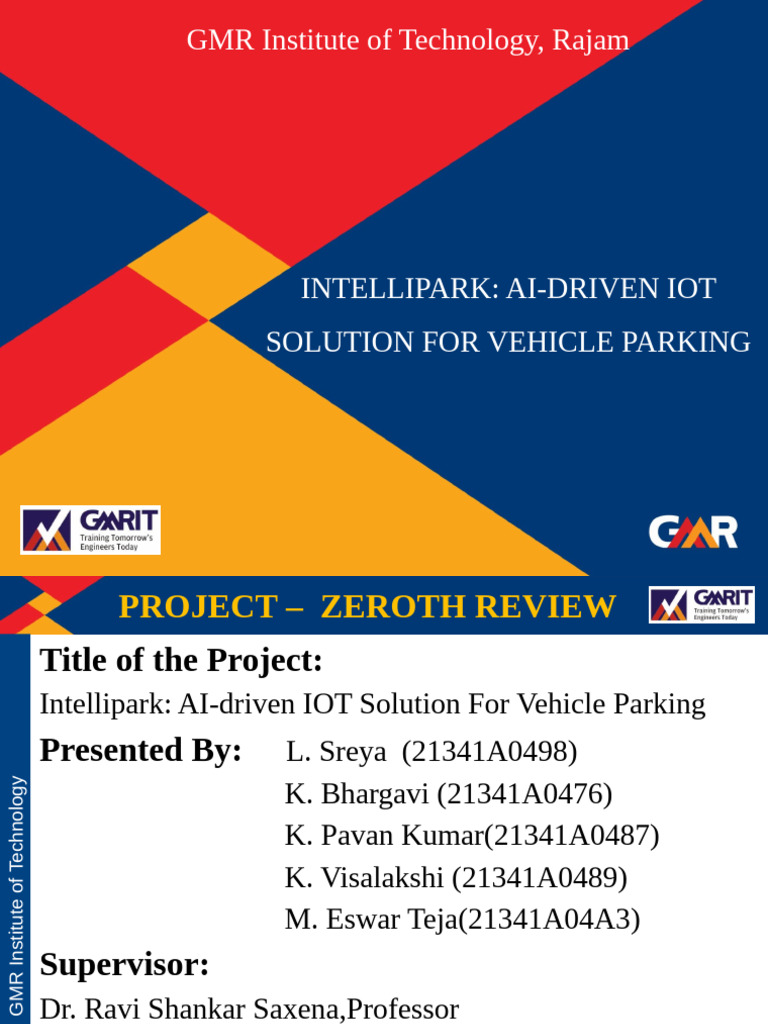 Project Zeroth Review | PDF | Parking | Internet Of Things