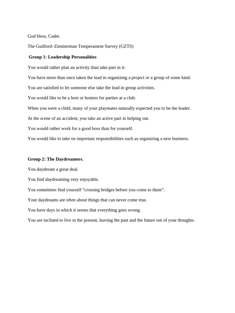 Gzts | PDF | Thought | Feeling