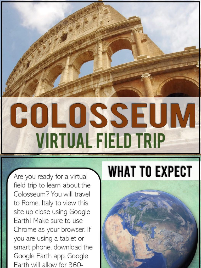 Colosseum Virtual Field Trip Assignment | PDF