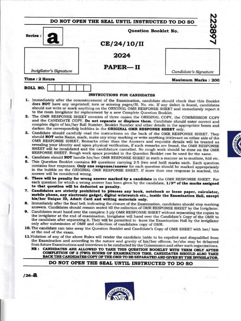 QUESTION PAPER APPSCCE PRELIMS 24 PAPER II Compressed 20241216 215421 ...