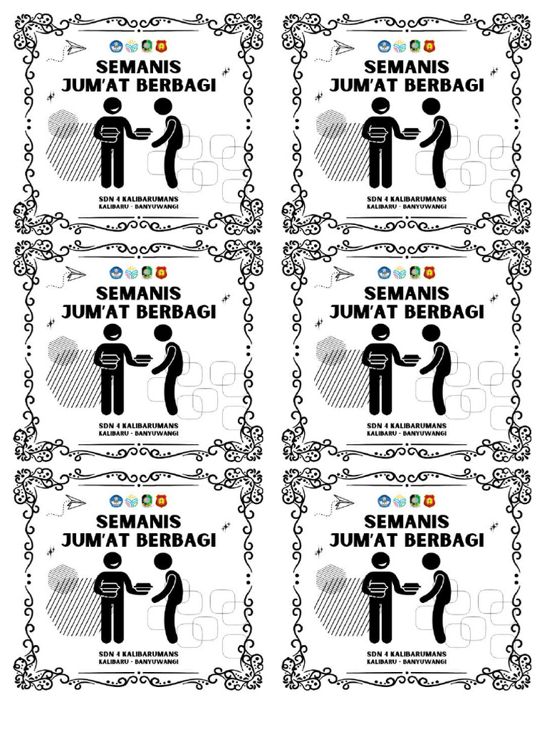 Stiker Jumat Berbagi | PDF