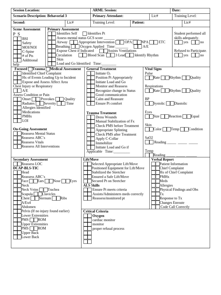 Behavioral 0810 Scenario 3 | PDF | Thorax | Clinical Medicine