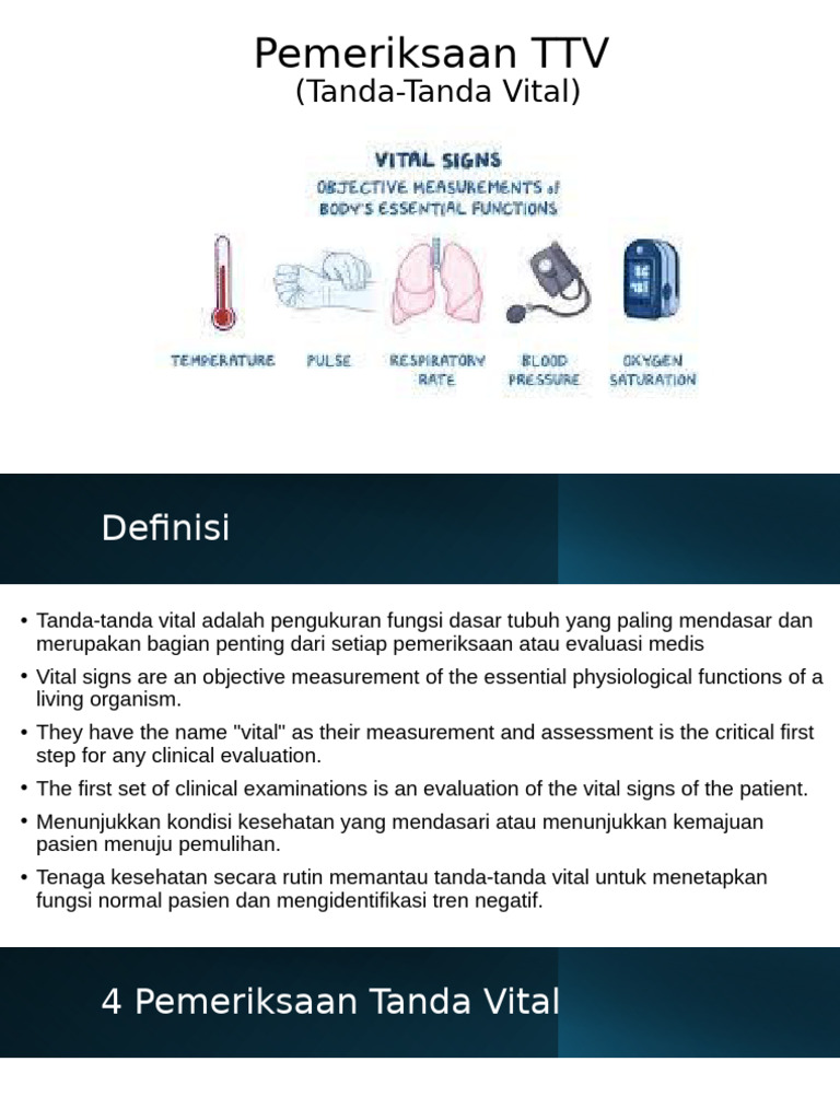 Pemeriksaan TTV | PDF | Pulse | Breathing
