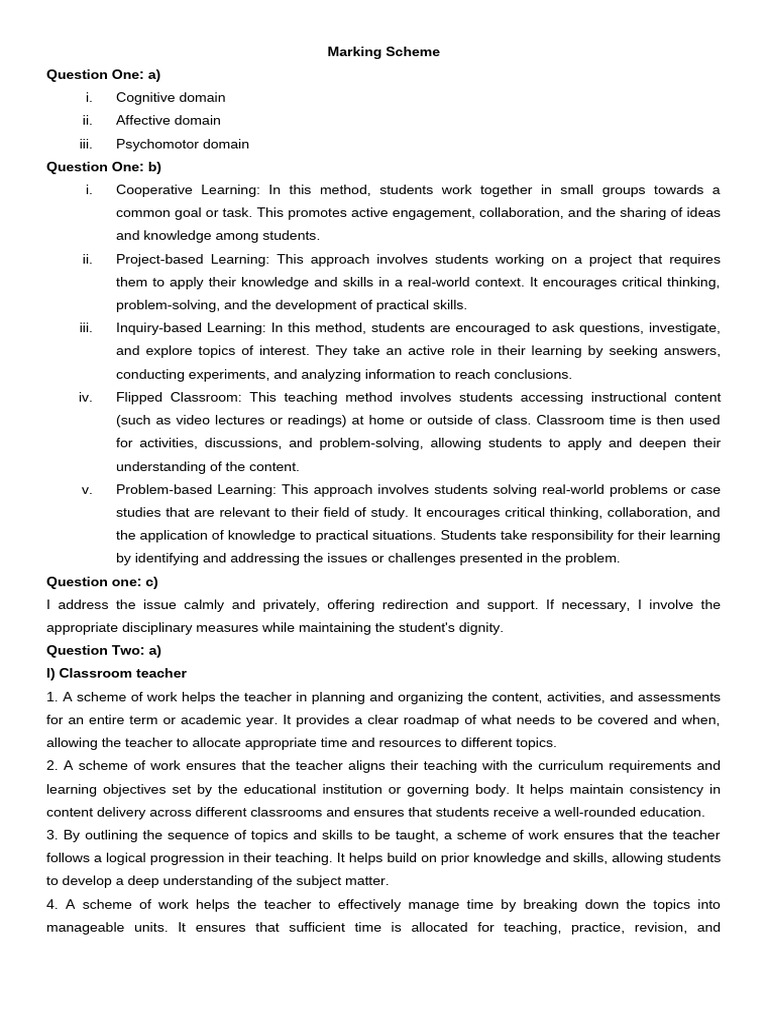Teacher Interview Insights and Strategies | PDF | Teachers | Inclusion ...