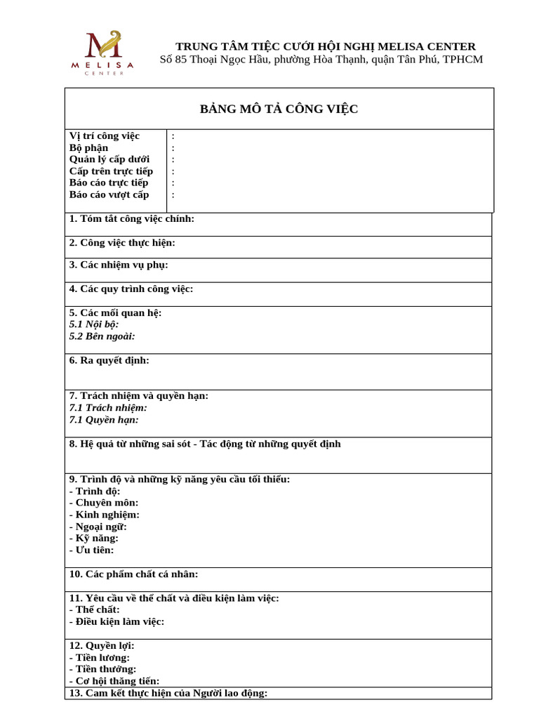 [MẪU] Bang MTCV 2020 | PDF