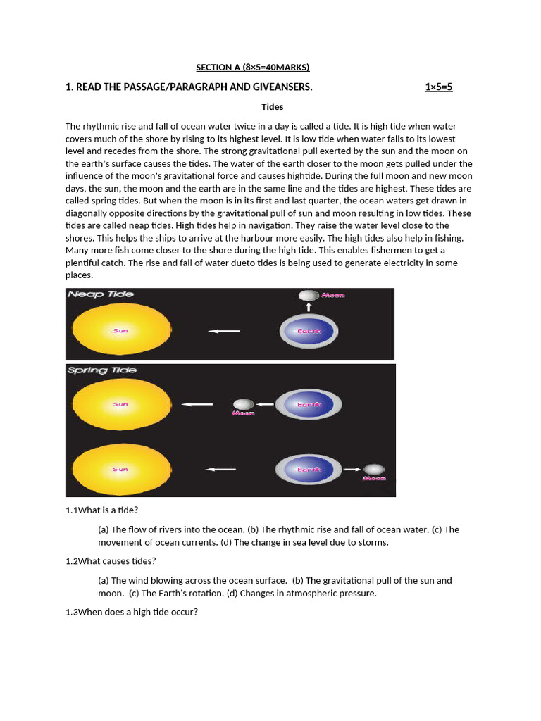 Document (13) Blue Prit Test | PDF | Tide | Weaving