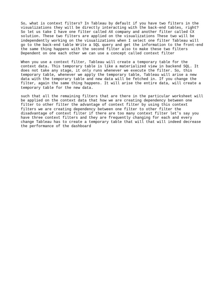 Context Filter | PDF