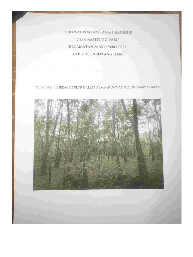 Proposal Tana Seguguk | PDF